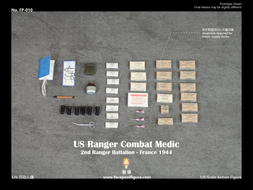 Reissue FP010 WWII US Ranger Combat Medic – Facepoolfigure Online Store